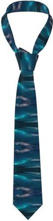 Generic Cravate Aurores Bor&eacute;ales Du Nord Tendance Tie Fine Cravates Homme Pour F&ecirc;te Travail &Eacute;v&eacute;nements
