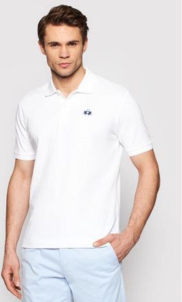 La Martina La Martina Poloshirt BPMP01 PK031 Weiß Regular Fit