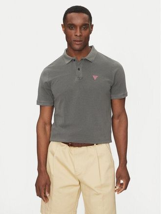 Guess Poloshirt F5GP00 K9WF1 Grau Regular Fit