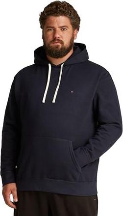 Tommy Hilfiger Sweat à Capuche Homme Essential Fleece avec Capuche, Bleu (Desert Sky), 4XL