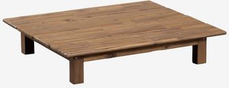 Sklum Table Basse Rectangulaire en Bois dAcacia (85x75 cm) Brina SKLUM
