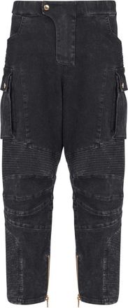 Balmain Homme, Jeans, Noir, Taille: W31 Jean cargo en denim