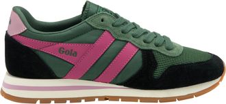 Gola Daytona - Damen Sneaker - Evergreen-Black-Fuchsia, Größe:41 EU
