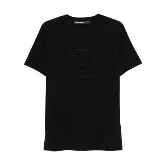 Karl Lagerfeld Homme, Tops, Noir, Taille: M T-Chemises