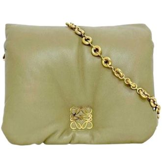 Loewe Pre-owned Schultertasche - - Pre-owned - Damen - Gr&uuml;n - ONE SIZE
