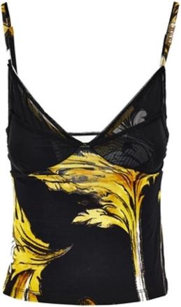 Versace Jeans Couture Femme, Tops, Noir, Taille: 34 FR D&eacute;bardeur