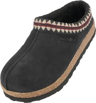 Haflinger Sabots en peau dagneau Lakota Chaussons en feutre Unisexe, Noir 03., 39 EU