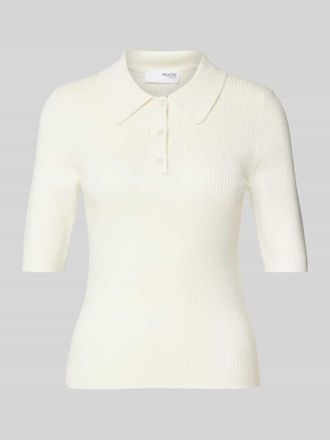 Selected Poloshirt mit 1/2-&Auml;rmel Modell HELEN