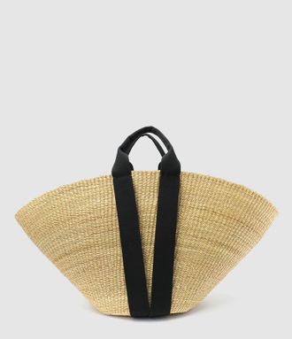 Muu&ntilde; Panier Maxi Sophie Naturel Noir