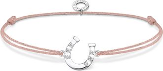 Thomas Sabo Thomas Sabo Damen Armband Little Secret Hufeisen weiße Steine 925 Sterlingsilber LS124-173-19-L20V