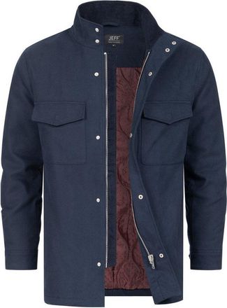 JEFF Sommerjacke Herren JFAntoine Wintermantel Herrenmantel aus strapazierf&auml;higem Baumwoll-Twill mit Stehkragen