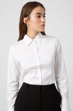 HUGO BOSS Klassische Bluse The Fitted Shirt (1-tlg)