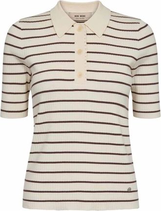 Mos Mosh MOS Mosh, Femme, Tops, Multicolore, Taille: 42 FR MMCaliz Stripe SSKnit