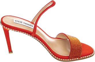 Steve Madden Femme, Chaussures, Rouge, Taille: 36 EU Heeled Mules