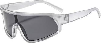 Generic Lunettes De Soleil Dext&eacute;rieur &Agrave; Grande Monture For Hommes Et Femmes, For Le Sport, La Conduite, Les Vacances(Gray)
