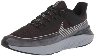 Nike Legend React 2 Shield, Damen Laufschuhe, Schwarz (Black/Reflect Silver-Dark Grey 001), 36.5 EU (3.5 UK)