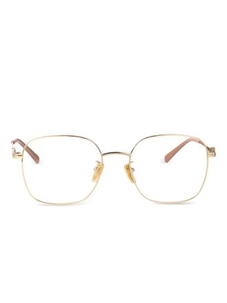 Gucci lunettes de vue &agrave; monture ronde - Or