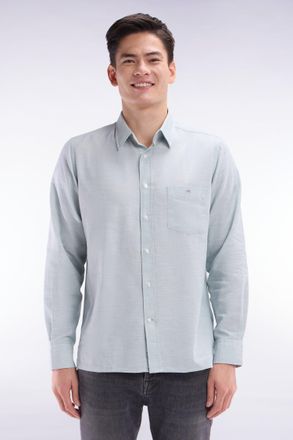 Eden Park Chemise Unie &Agrave; Poche Plaqu&eacute;e En Coton Gris Fonc&eacute;