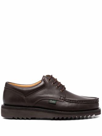 Paraboot Segelschuhe mit Schn&uuml;rdetail - Braun