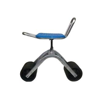 Generic Rollbarer Gartenarbeitsstuhl Mit R&auml;dern, Faltbarer 4, Verstellbarer 360&deg;-Drehsitz, for Rasen Und Garten(2-Wheeled)