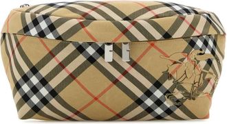 Burberry Homme, Sacs, Multicolore, Taille: ONE Size Sac Ceinture &agrave; Carreaux en Tissu Brod&eacute;