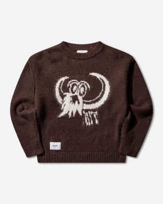 Wtaps Men s BVO Crewneck Sweater Burgundy
