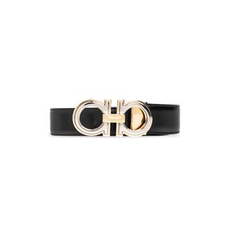 Ferragamo Wendbarer und verstellbarer Gancini G&uuml;rtel - - Accessories - Herren - Schwarzk - 90 CM