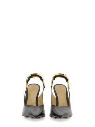 Bottega Veneta Pointed Slingback Heel - Black