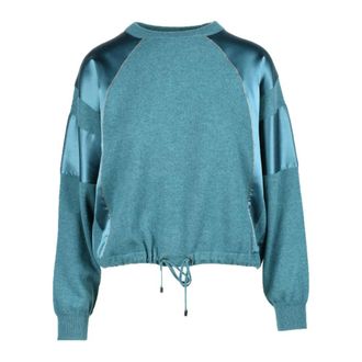 Brunello Cucinelli Rundhalspullover - - Knitwear - Damen - Gr&uuml;n - S