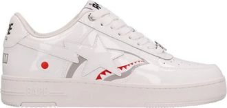 A Bathing Ape STA Shark Sneakers - - Shoes - Herren - Wei&szlig; - 42 1/2 EU