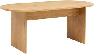 Oviala Table &agrave; Manger Ovale en m&eacute;lamin&eacute; Bois 8 Places