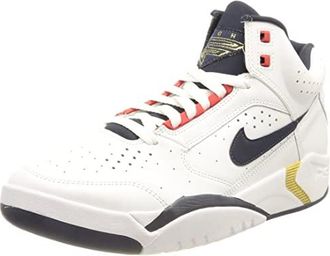 Nike Nike Baskets Air Flight Lite Mid pour Homme, White Midnight Navy University Red, 41 EU