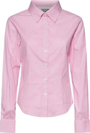 Silvian Heach Femme, Blouses et Chemises, Rose, Taille: 36 FR Chemise Caleni