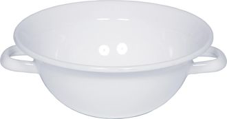 Riess 0599-033, Miniweitling, CLASSIC-WEISS, Durchmesser 14 cm, Höhe 5.7 cm, Inhalt 0.5 Liter, Emaille, weiß, Minischüssel, Induktion