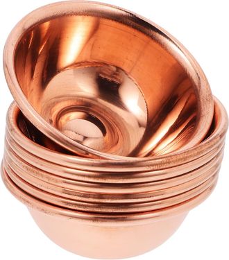 Pretyzoom 7st&uuml;cke Teiliges Messing Polierte Tibetische Schalen F&uuml;r Buddhistische Zeremonien Multifunktional Langlebig Glatte Oberfl&auml;che F&uuml;r Tempel Und Dekoratio