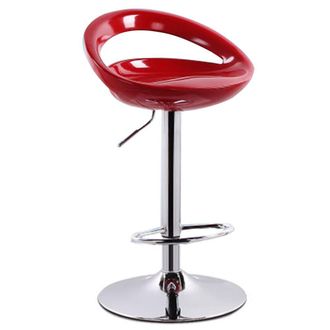 Generic Barhocker, moderner, h&ouml;henverstellbarer Barhocker mit drehbarer R&uuml;ckenlehne (60-80 cm