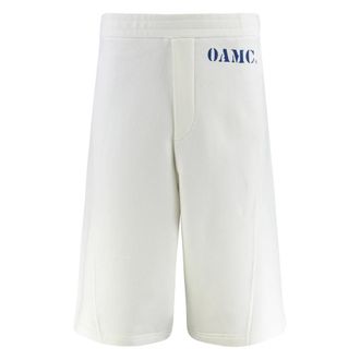 OAMC Baumwoll-Bermuda-Shorts mit Ges&auml;&szlig;tasche - - Shorts - Herren - Wei&szlig; - XL