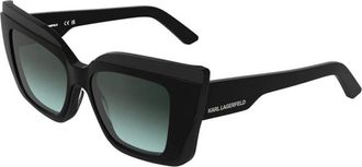 Karl Lagerfeld Femme, Accessoires, Noir, Taille: 53 MM Lunettes de soleil