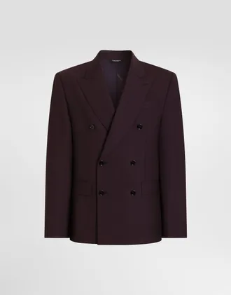 Dolce & Gabbana Sicilia Light Double-breasted Wool Jacket - Mann Collection Mehrfarbig 46