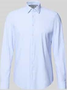 Jake*s Slim Fit Business-Hemd mit Kentkragen