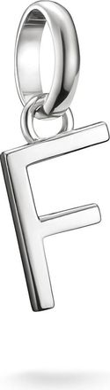 Thomas Sabo Thomas Sabo Charm Club Connect Charm-Anhänger Buchstabe F Recyceltes 925 Silber CC1212-001-21