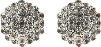 Self Portrait Femme, Accessoires, Gris, Taille: ONE Size Boucles doreilles Fleur de Cristal