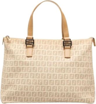 Fendi Damen, Pre-Owned, Beige, ONE SIZEGröße