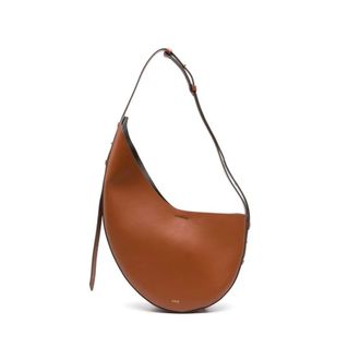 SOEUR Zimtbraune Leder-Schultertasche - - Bags - Damen - Braun - ONE SIZE