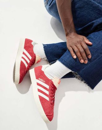 adidas Originals Gazelle - Baskets - Rouge