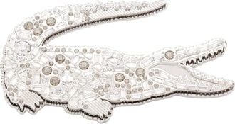 Lacoste Homme, Accessoires, Gris, Taille: ONE Size Fashion Show Maxi Croco Brooch