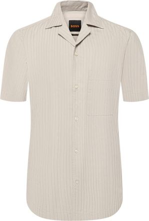 HUGO BOSS Kurzarmhemd aus Baumwolle in