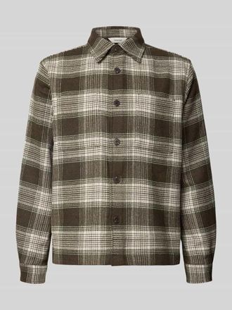 Selected Hemdjacke mit durchgehender Knopfleiste