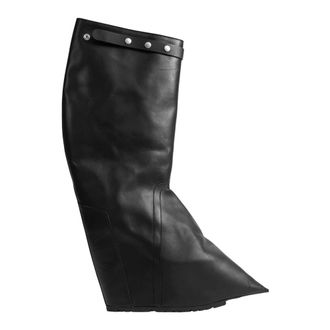 Rick Owens Homme, Chaussures, Noir, Taille: 44 EU Botte Taconaska