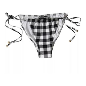 Dolce & Gabbana Femme, Maillots de bain, Noir, Taille: 44 FR Bas de Maillot de Bain &agrave; Carreaux